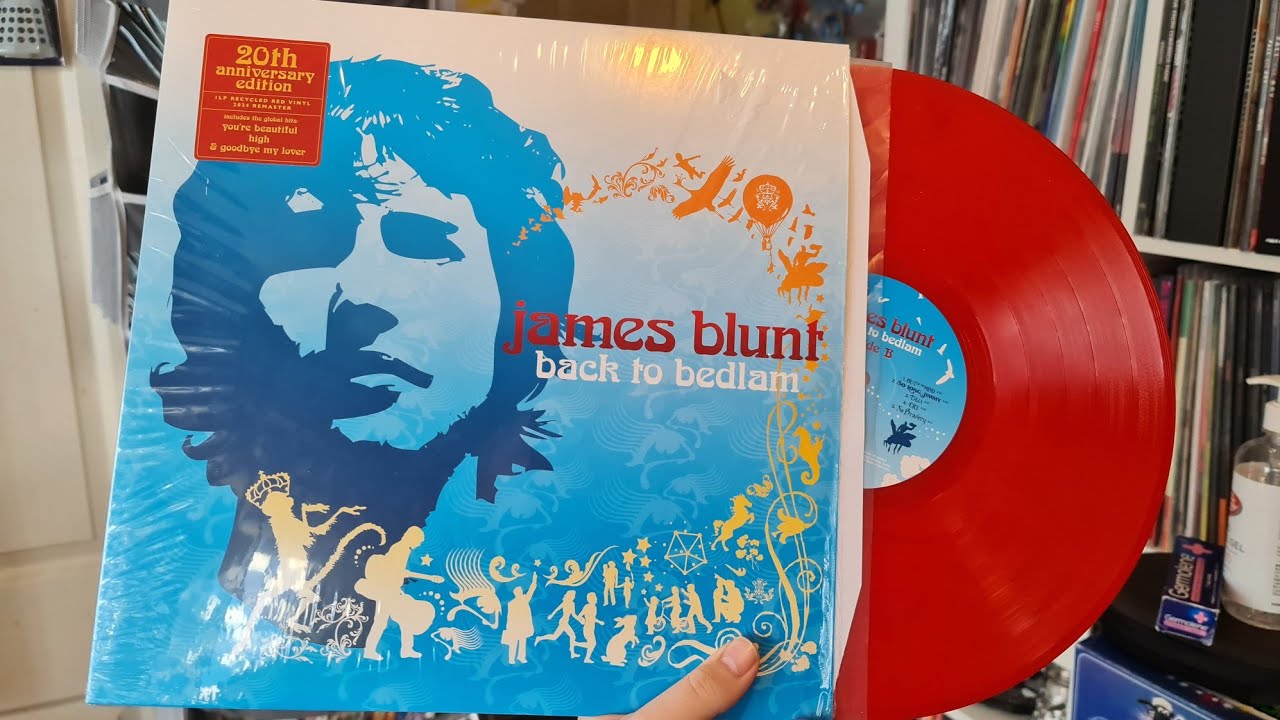 James Blunt Back To Bedlam 20th Anniversary Red Vinyl Unboxing - YouTube