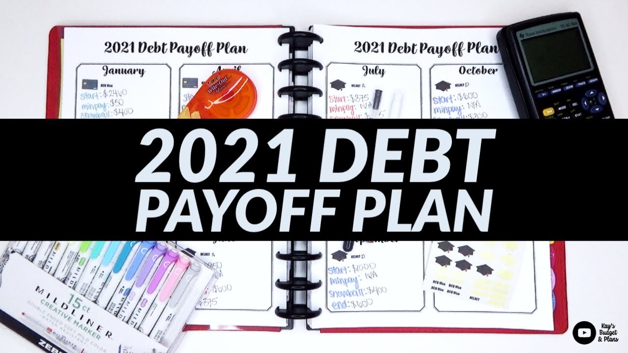 2021 DEBT PAYOFF PLAN: Paying Off Over $5K w/ DEBT SNOWBALL Method ...