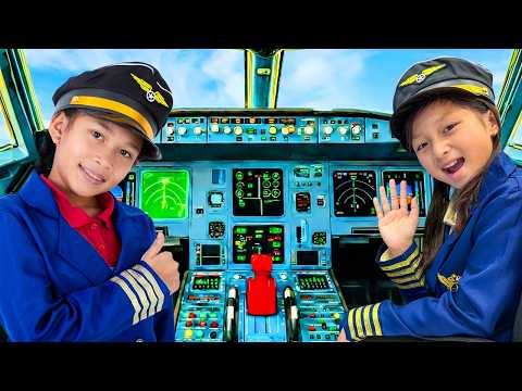 Kids Learn Airplane Rules with Bobby Andrea & Eva