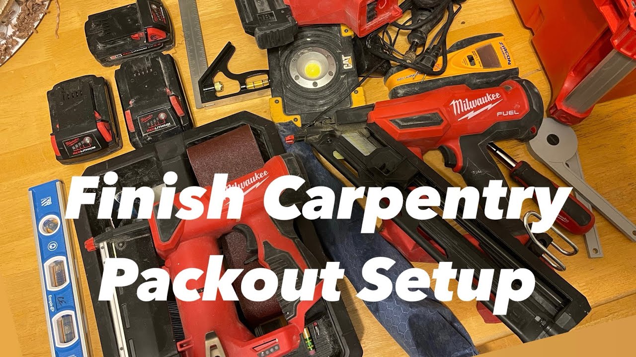 My Milwaukee Finish Carpentry Set Up 2024 - YouTube