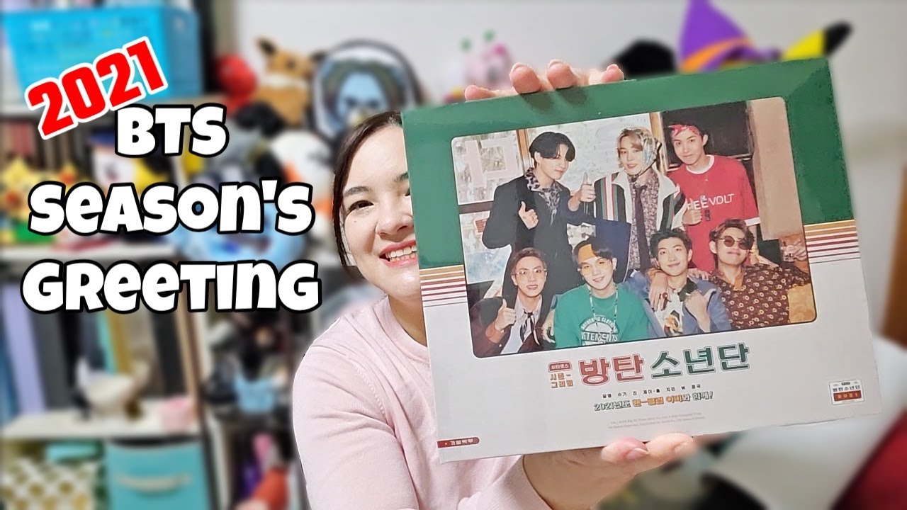 BTS 2021 Season's Greeting + Wall Calendar Unboxing - YouTube