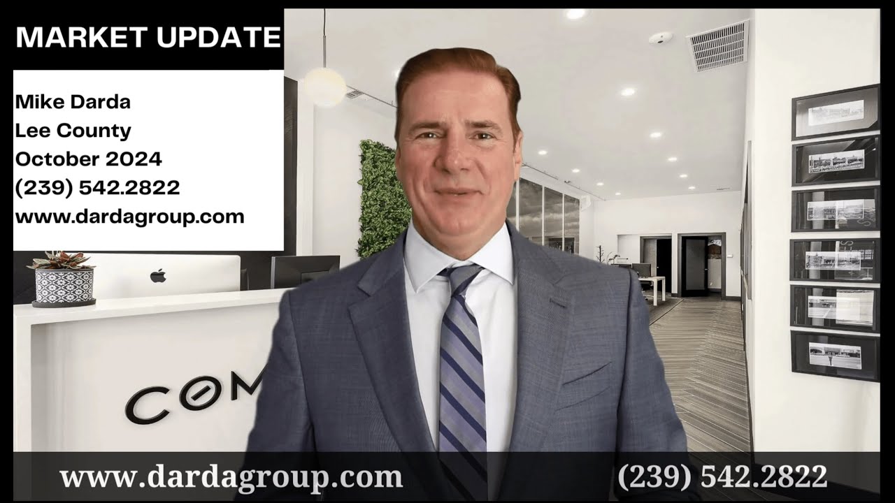 October 2024 Lee County Real Estate Market Update l Darda Group - YouTube