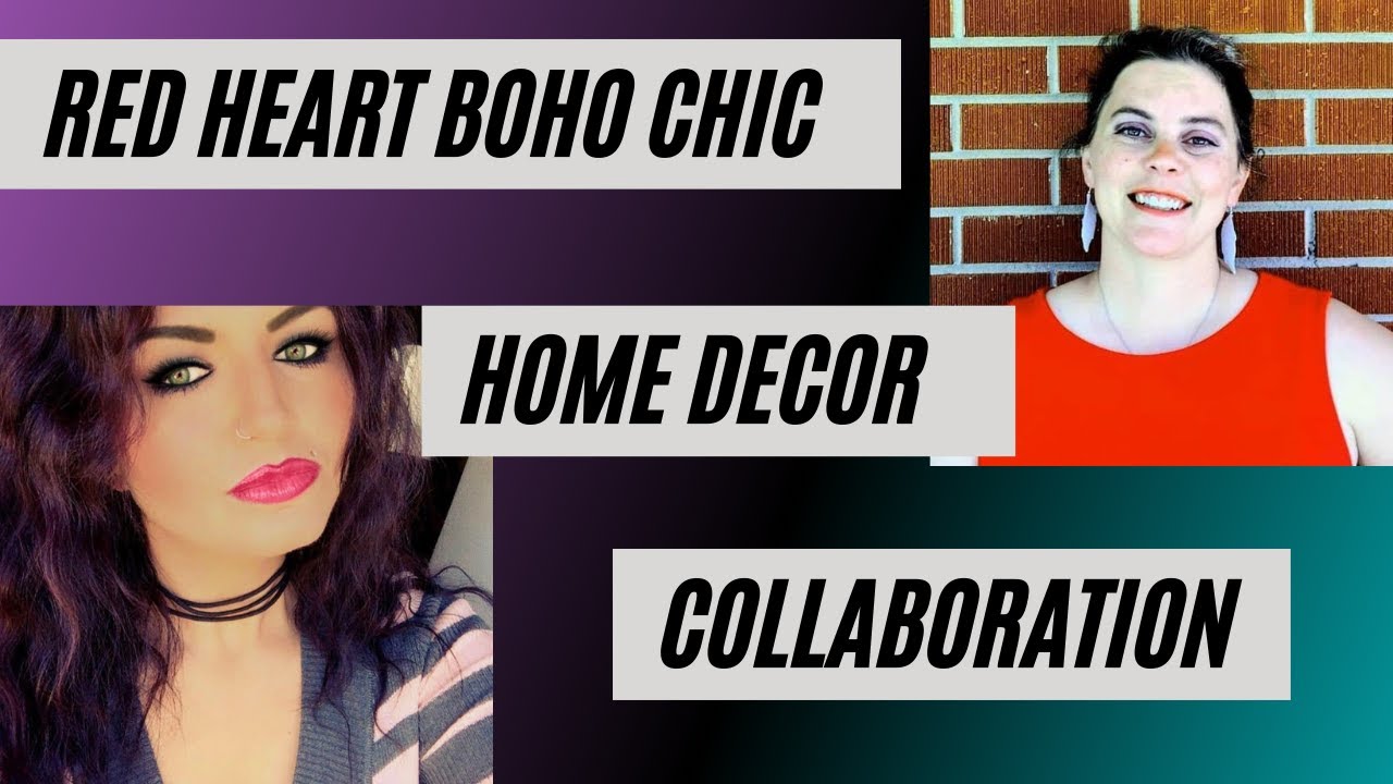 Red Heart Boho Chic Collaboration - YouTube