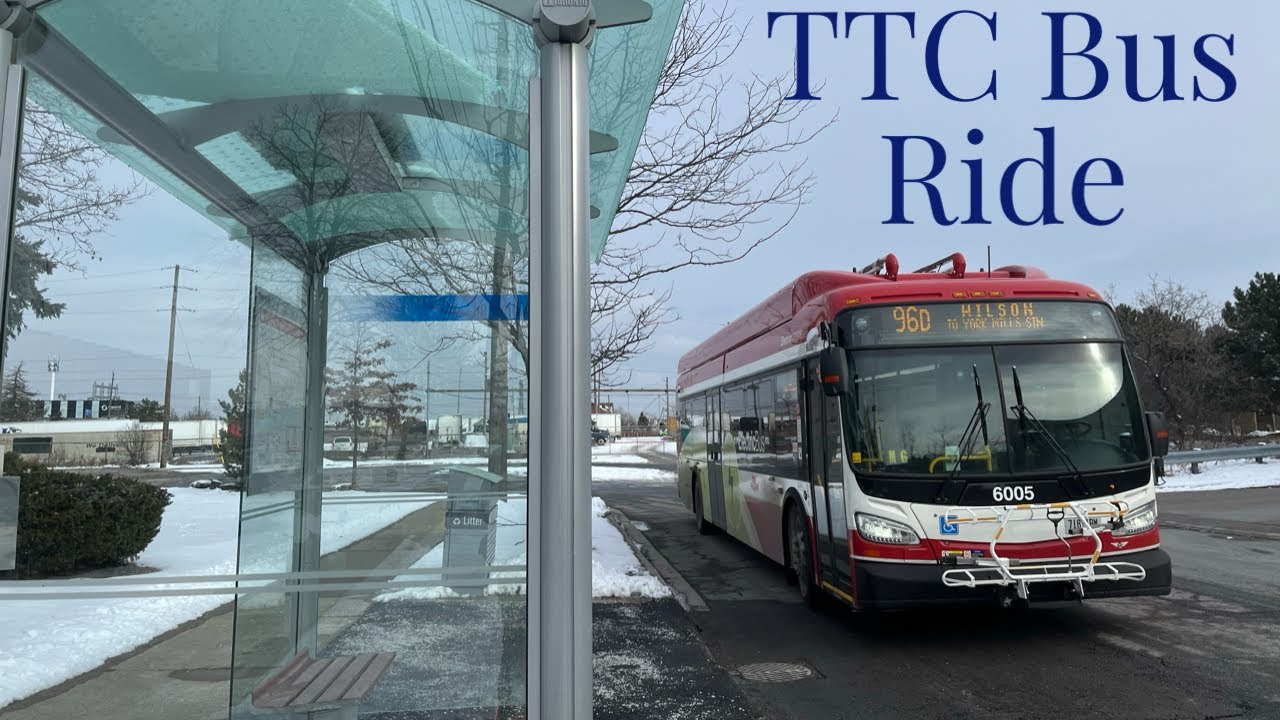 Toronto TTC 96D Wilson Bus Ride - 263 Carrier Drive to Albion/Weston 1 ...