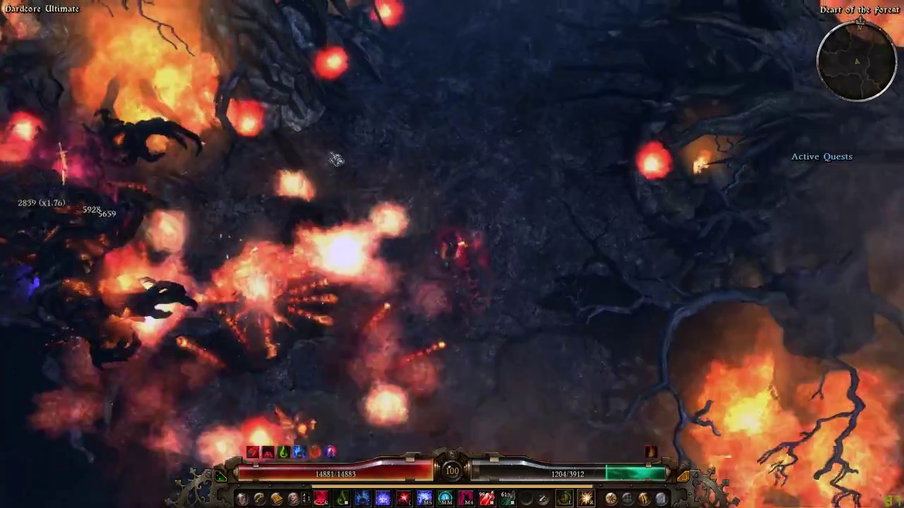 Grim Dawn HC - Infernal Tremor Deceiver vs. Ancient Grove - YouTube