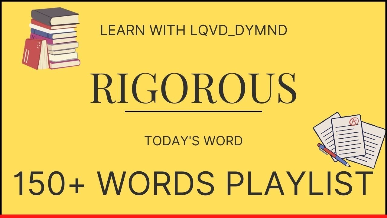 Rigorous - Learn A Word Everyday Series for TOEFL, IELTS, TOEIC, CGL ...