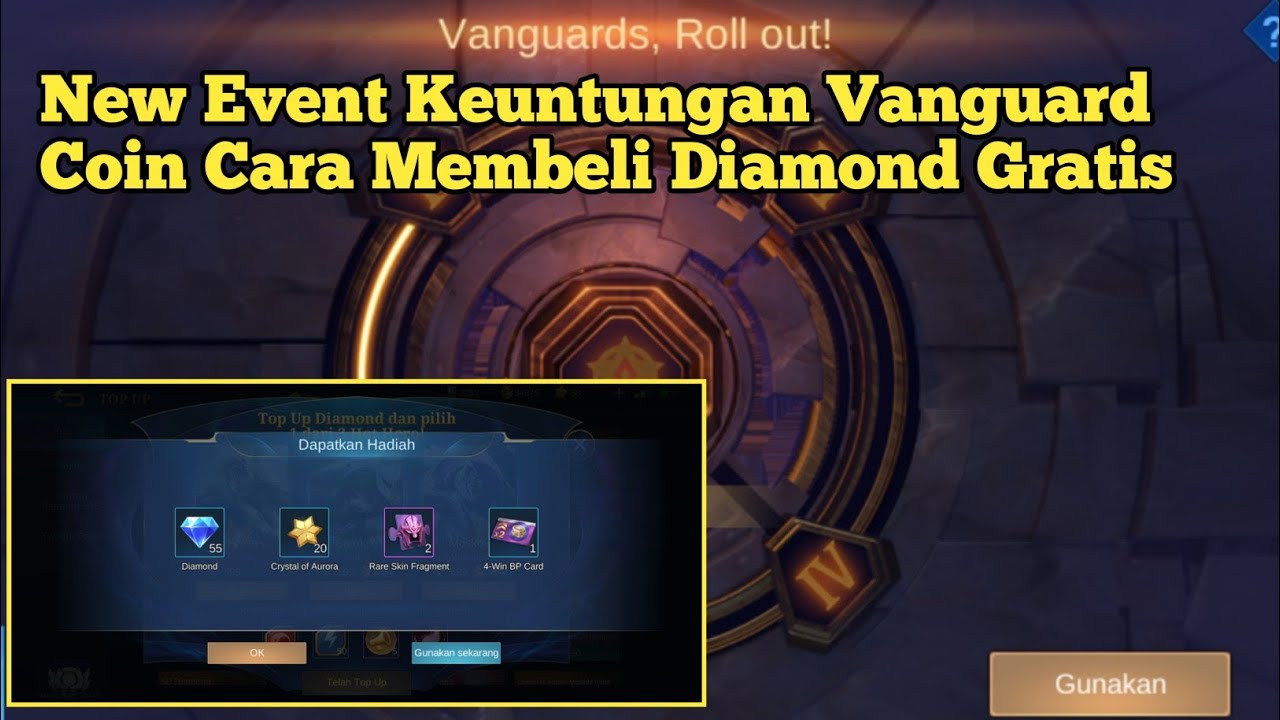 New Event Keuntungan Vanguard Coin Cara Membeli Diamond Mobile Legend ...