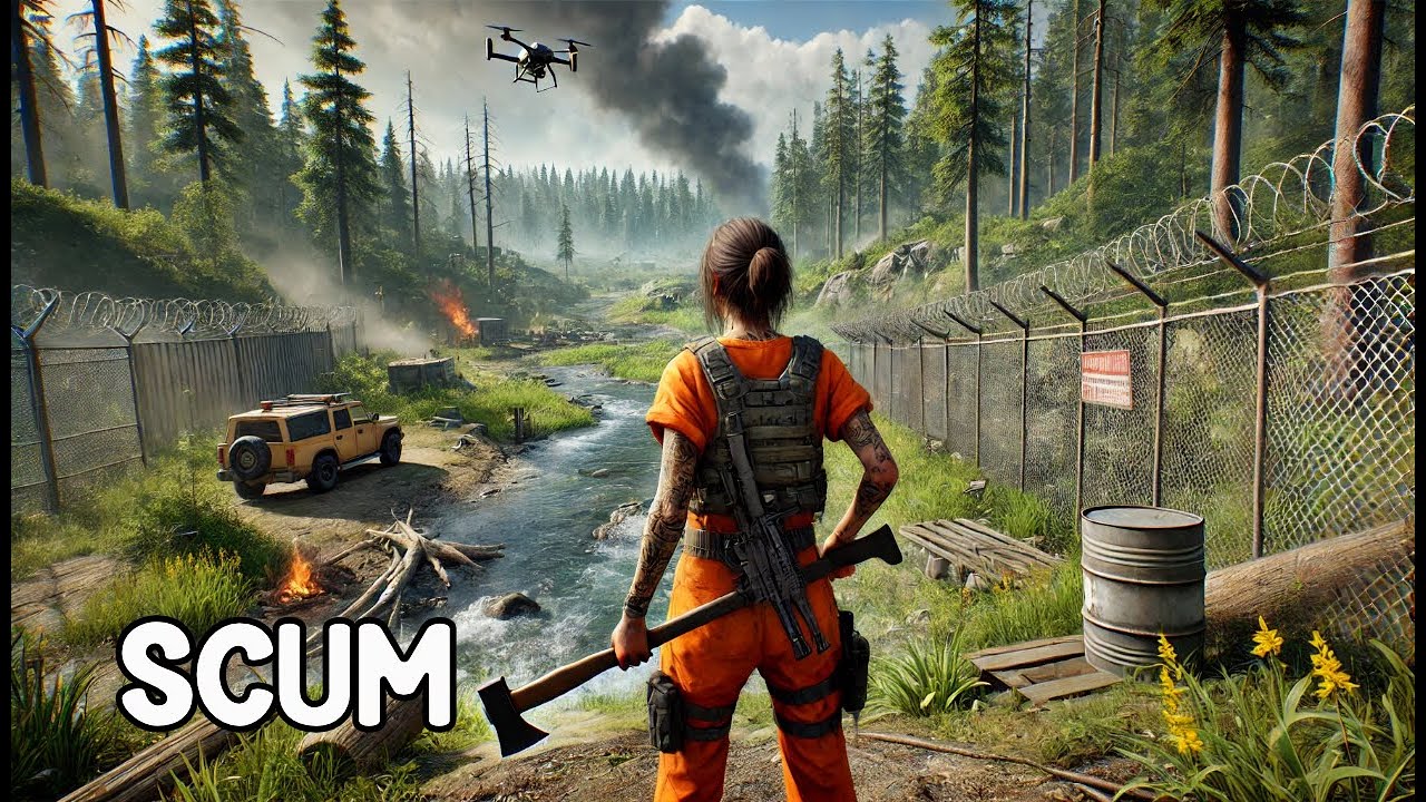 SCUM - TEAM OF NOOBS TRYING THIS THING CALLED SCUM - YouTube