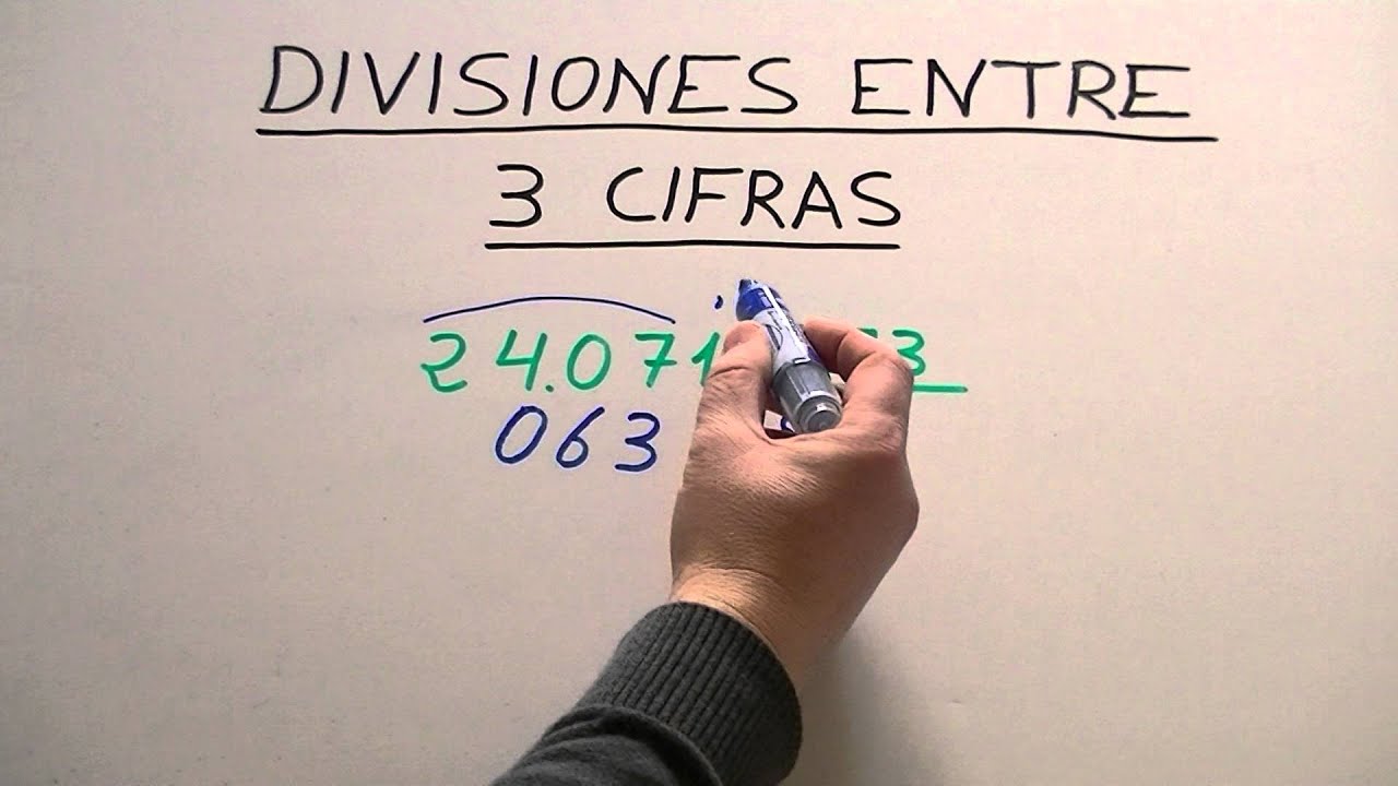 Divisiones tres cifras - YouTube