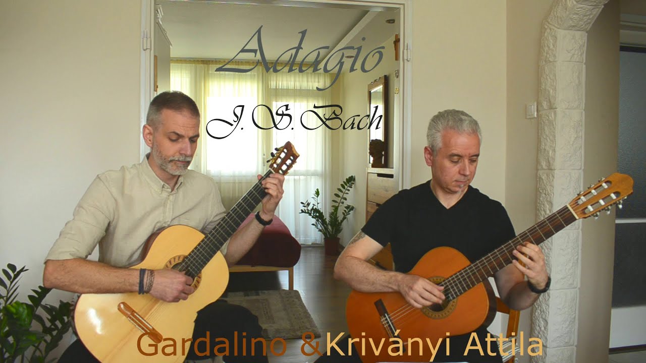 Adagio - guitar duo (Johann Sebastian Bach) - YouTube