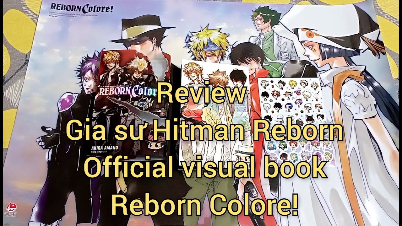 Review Gia sư Hitman Reborn Official Visual Book: Reborn Colore! - YouTube