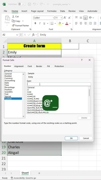 Add Underscore in Excel for Beginners | Step-by-Step Tutorial & Tips - YouTube