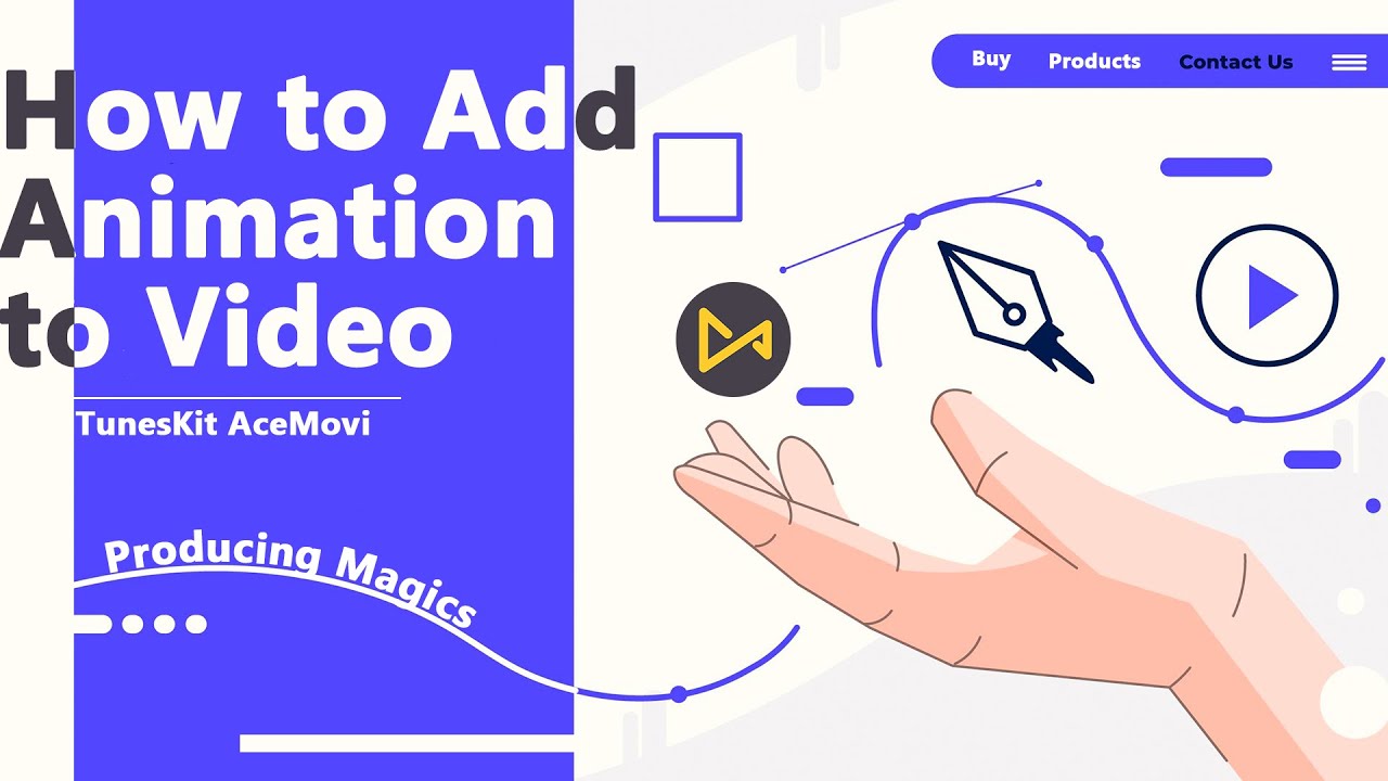 How to Add Animaton to Video | Video Animation | AceMovi Video Editor ...