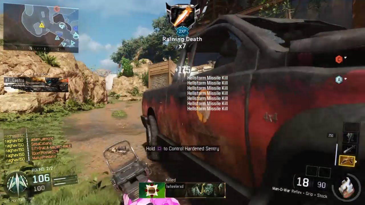 COD BO 3 1 Hellstorm Missile 7 kills - YouTube
