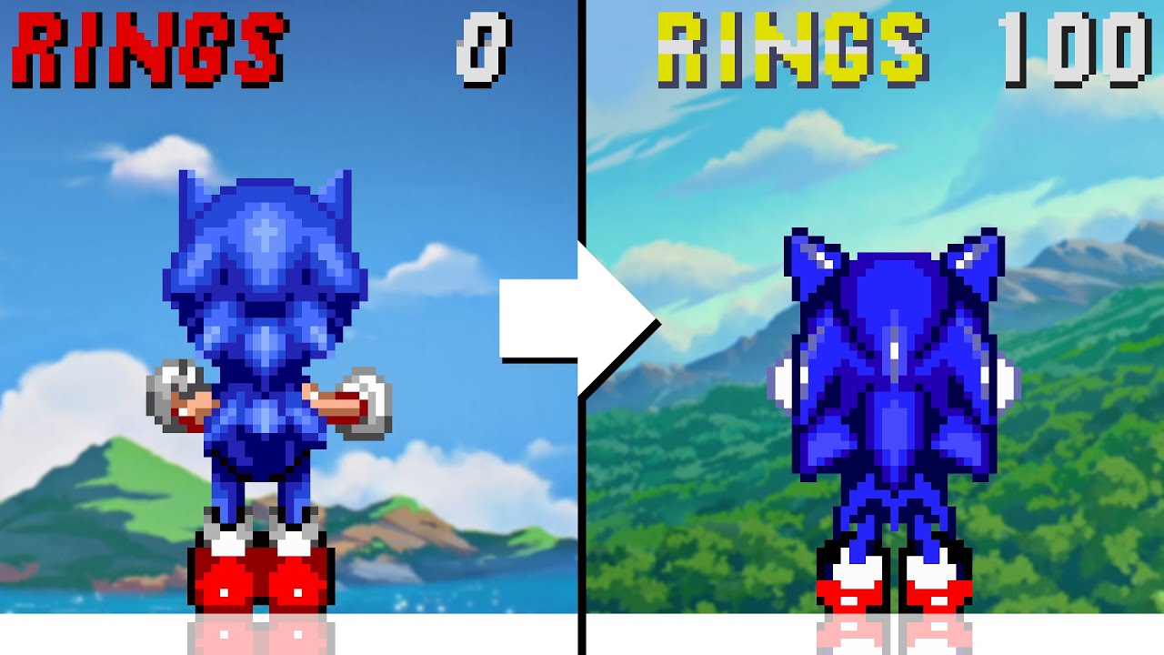 Sonic Origins, but everytime I collect 100 Rings the Game's switching ...