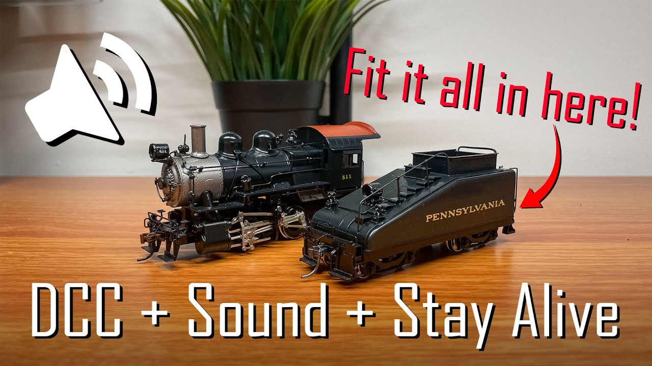 How to Install DCC Sound into Brass Steam Engines for CHEAP - YouTube