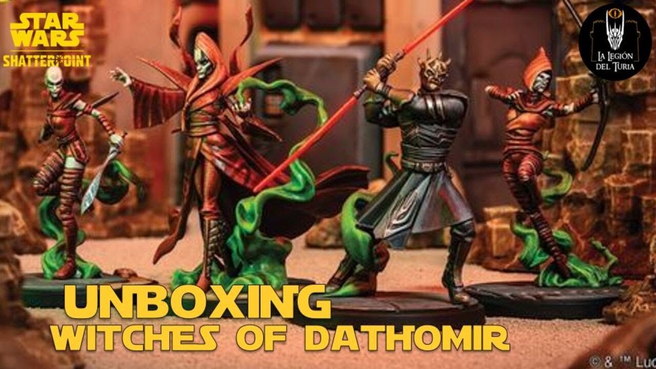 Star Wars Shatterpoint: Unboxing: Witches of Dathomir - YouTube
