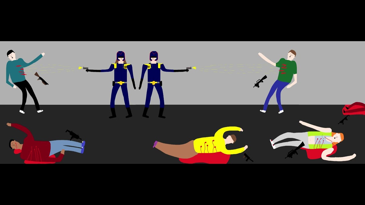 Judge Dredd and Judge Hershey fight criminals - YouTube