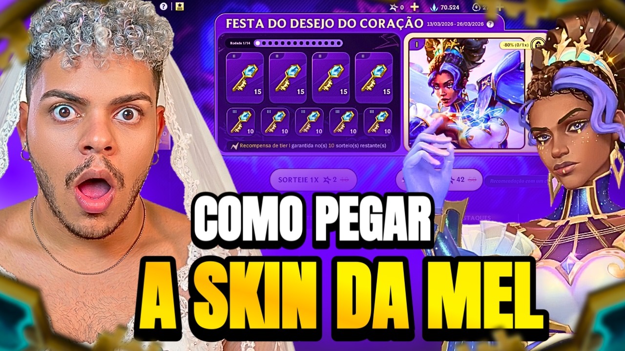 COMO PEGAR A SKINDA MEL MEDARDA no novo evento do WILD RIFT - Denis ...