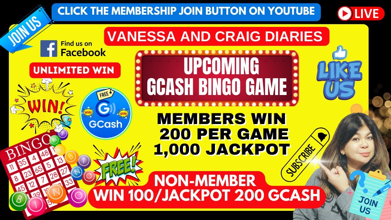 FREE! MEMBERS WIN 200 PER GAME JACKPOT 1K | NON-MEMBER FREE WIN 100 PER ...