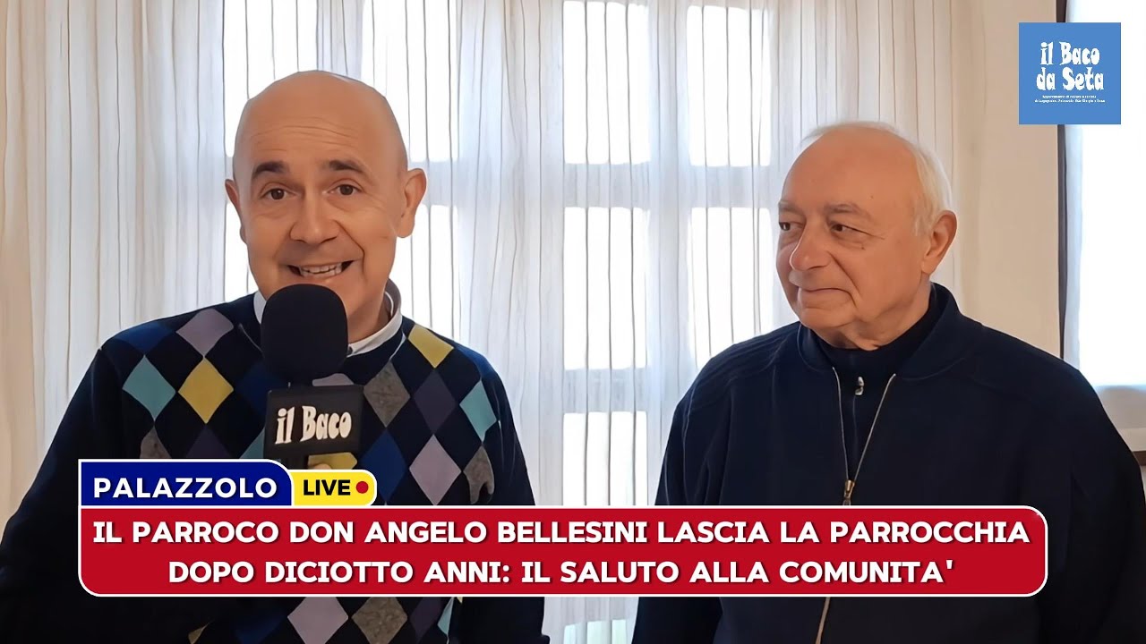Don Angelo Bellesini lascia la parrocchia di Palazzolo dopo diciotto anni: il saluto alla ...