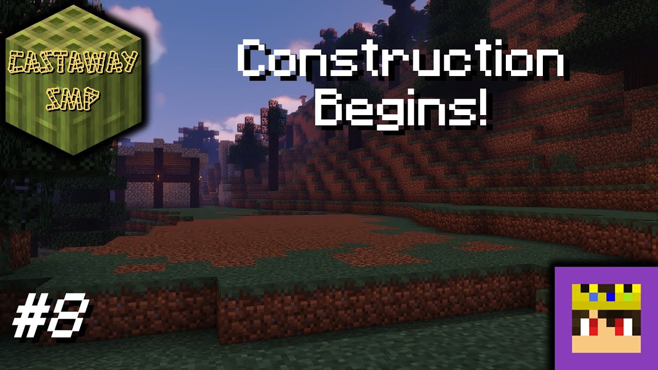 Construction Begins! - Castaway SMP - YouTube
