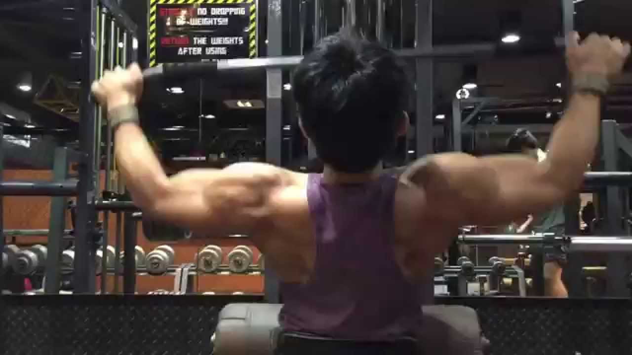 Back workout Ken Hanaoka - YouTube