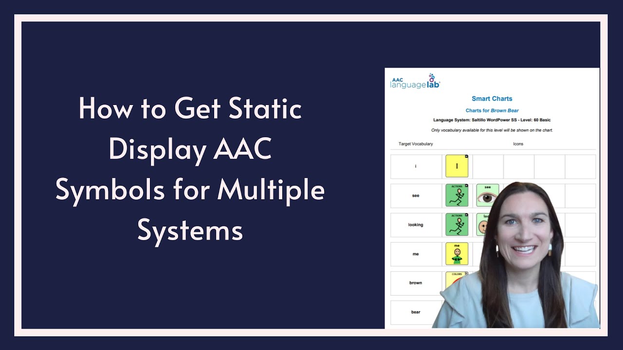 Static Display AAC Symbols for Multiple Systems - YouTube