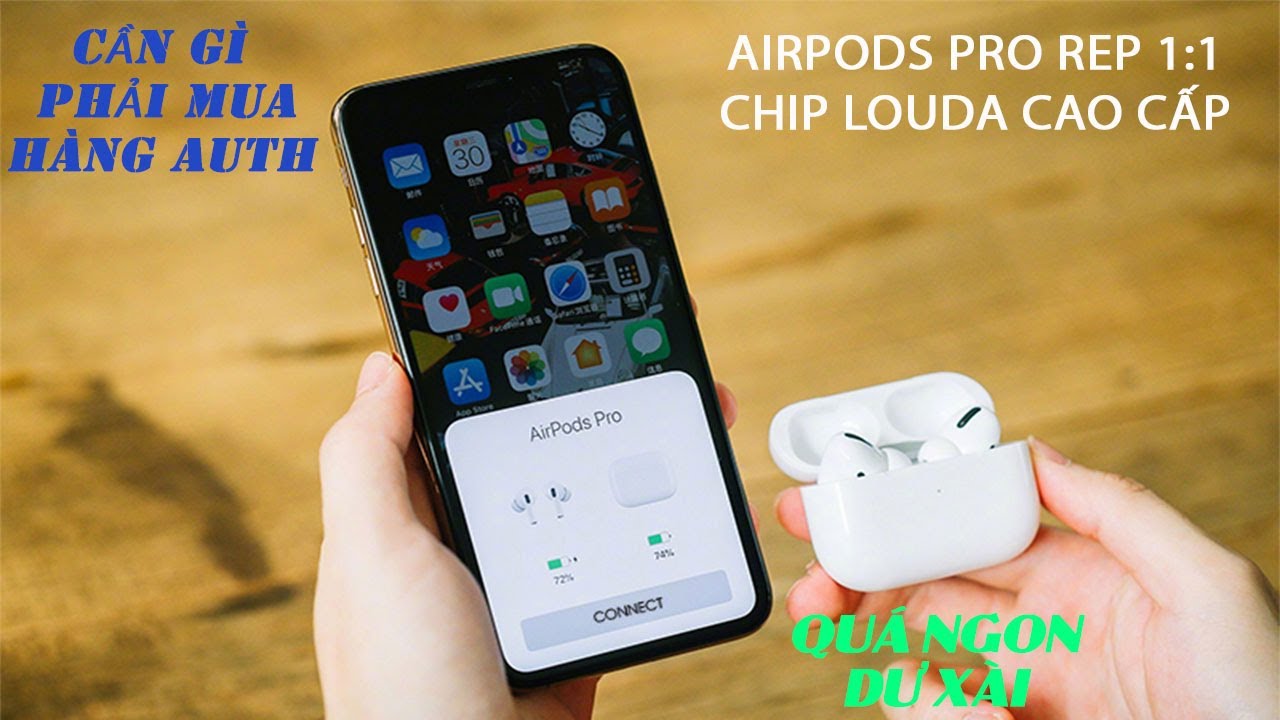 Airpods Pro rep 1:1 chip Louda- Đánh giá chi tiết, có nên mua hay không ...
