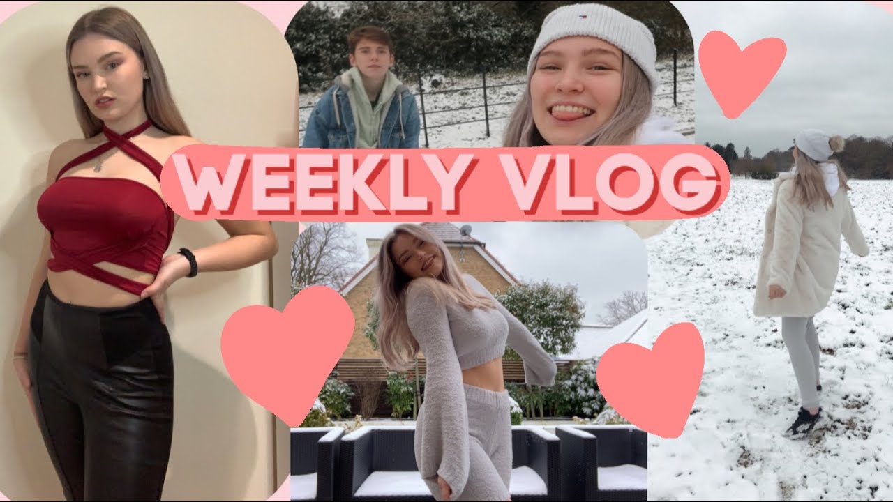SNOW DAYS, RUNNING, NEW CLOTHES | WEEKLY VLOG- Robyn Emily - YouTube
