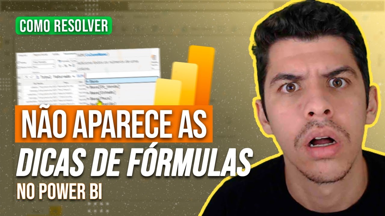 Power BI não aparece as dicas de fórmulas: COMO RESOLVER - YouTube