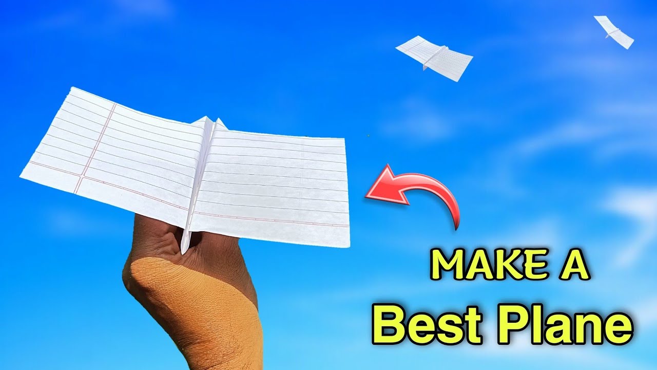 a4 best notebook fly plane, simple flying notebook airplane, origami ...