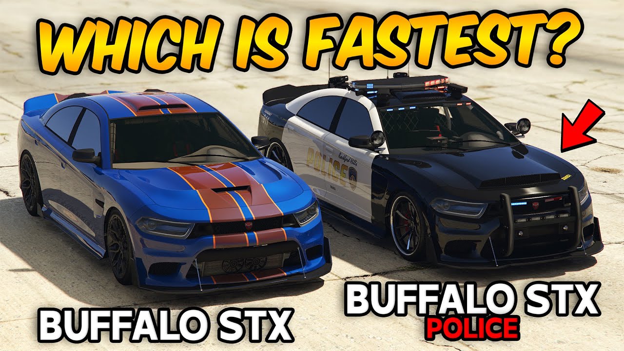 GTA 5 ONLINE - BUFFALO STX PURSUIT VS BUFFALO STX (WHICH IS FASTEST ...