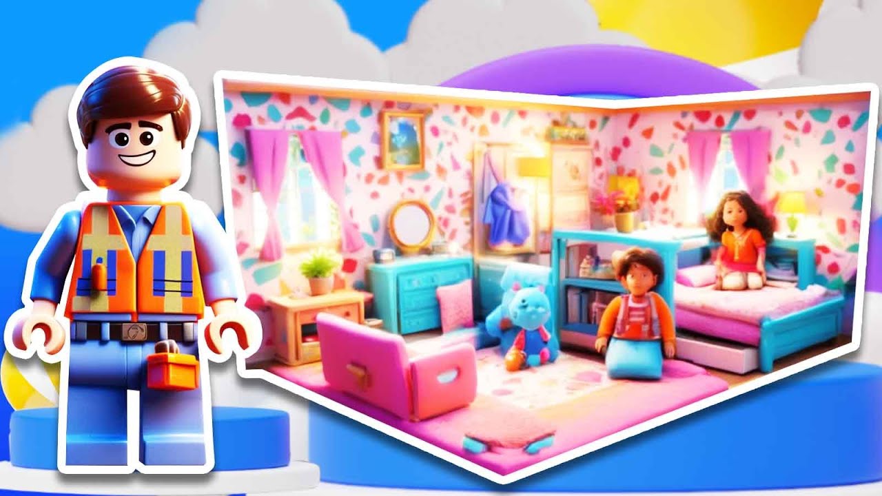 MINIATUR KAMAR BARBIE LEGO | BEFORE AFTER | CARA MEMBUAT KAMAR ESTETIK ...