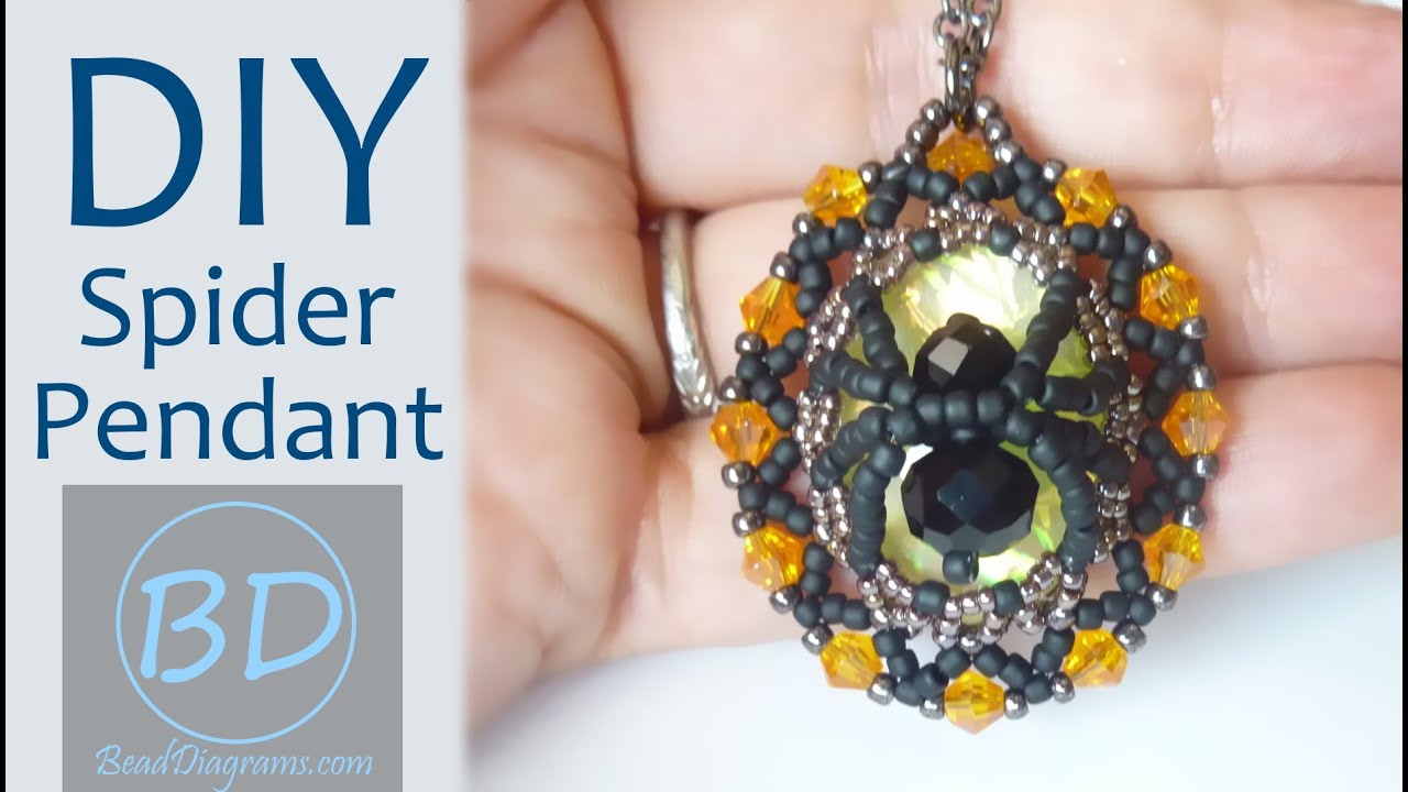 Tutorial - Spider Pendant - YouTube