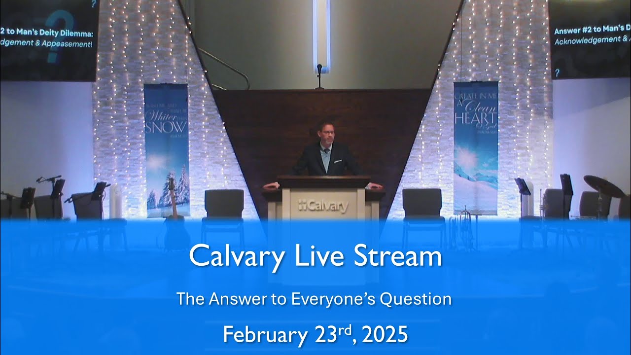 The Answer to Everyone's Question | Aaron Byers | 2.23.2025 - YouTube