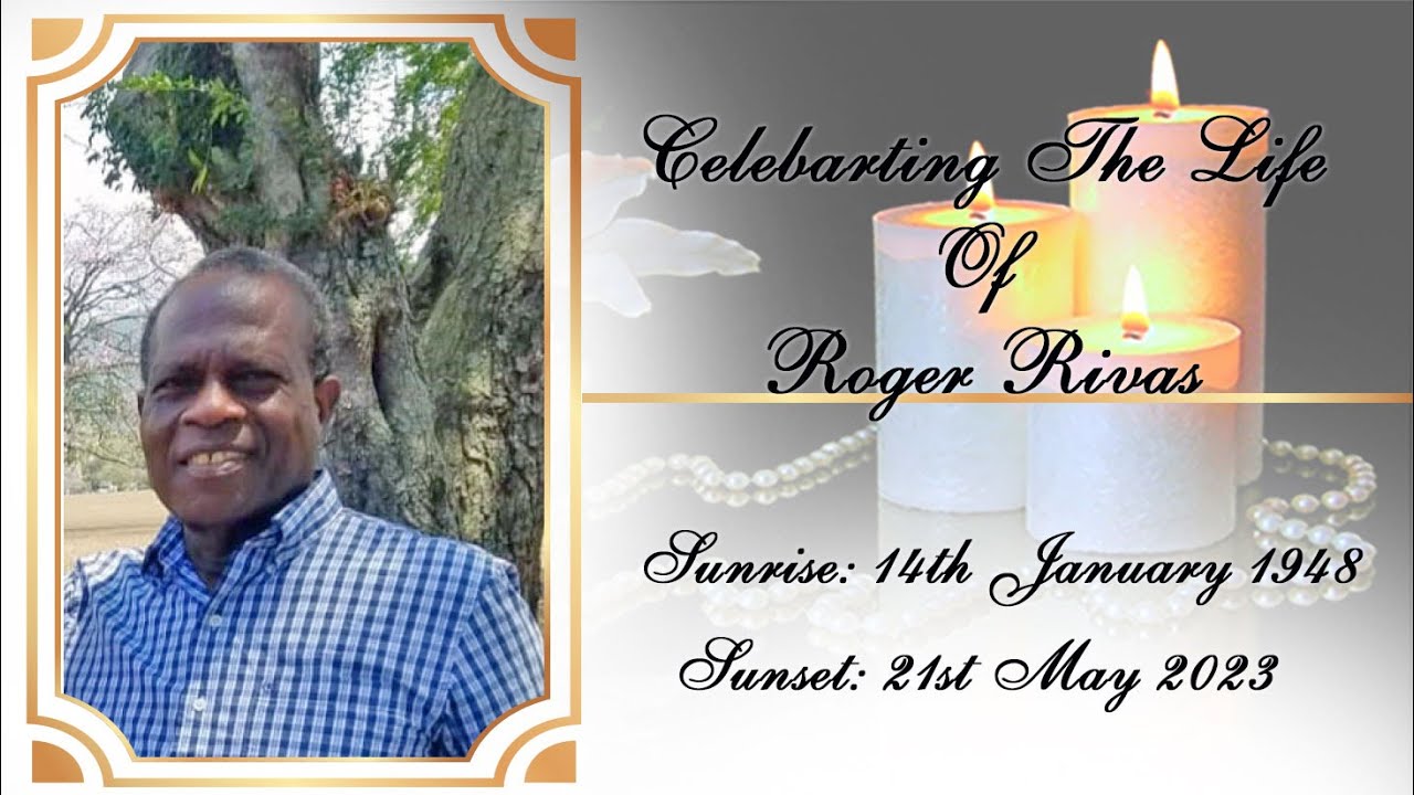 Funeral Tribute Service Of Roger Rivas - YouTube