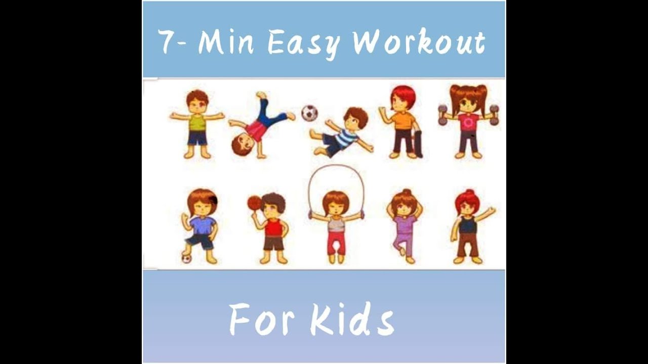 7Min easy workout for Kids | Fitness with HoorNoor| - YouTube