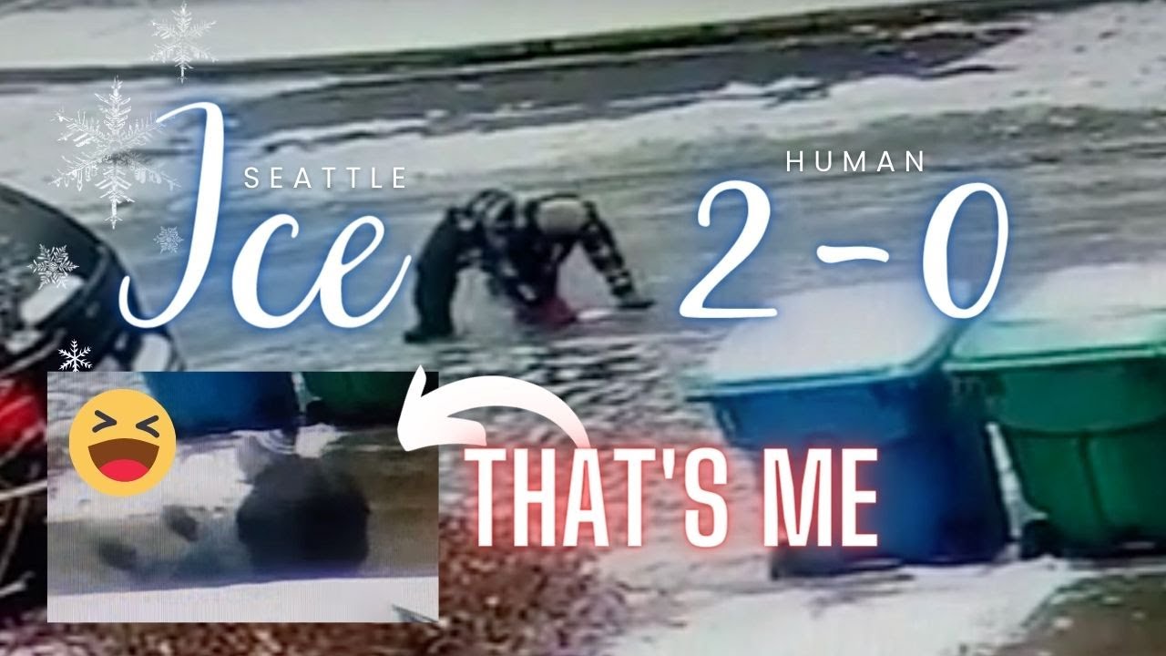 Seattle Ice: Slip and Slide on 🧊 - YouTube