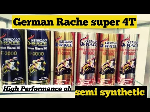 German Race Super 4T Semi Synthetic engin oil / high performance oil ...