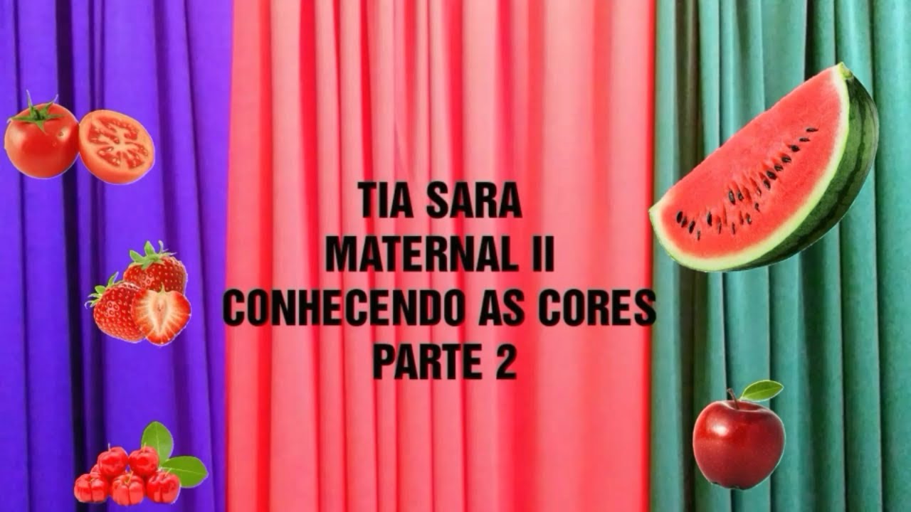 CONHECENDO AS CORES - COR VERMELHA - YouTube