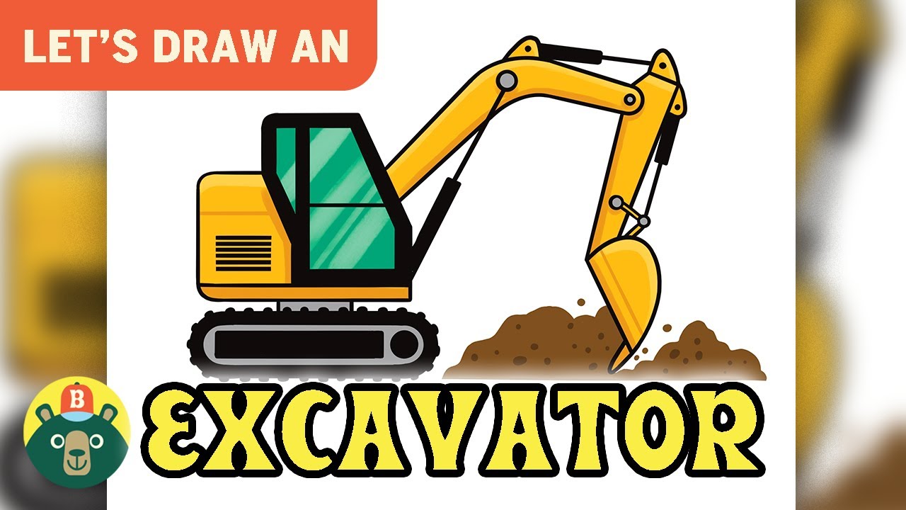 How to Draw an EXCAVATOR! - [Episode 137] - YouTube