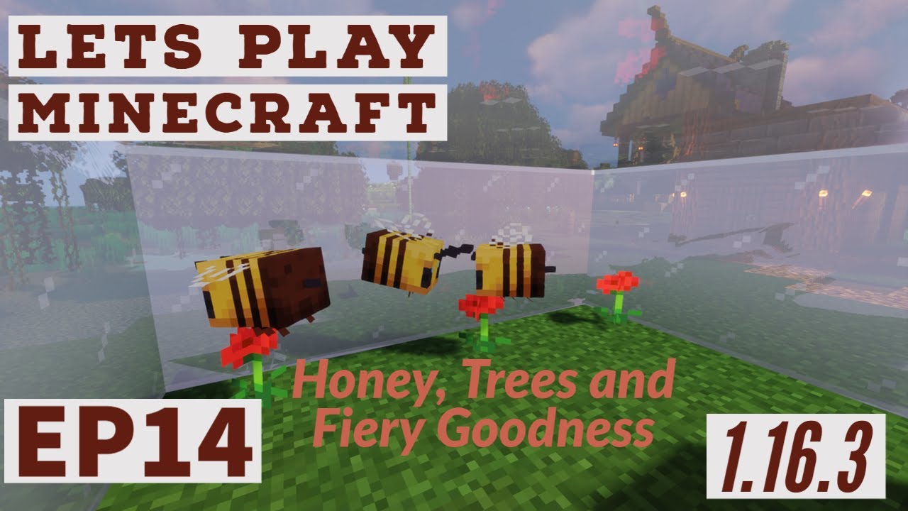 Minecraft LP 1.16.3 EP14 - Honey, Trees and New Nether - YouTube
