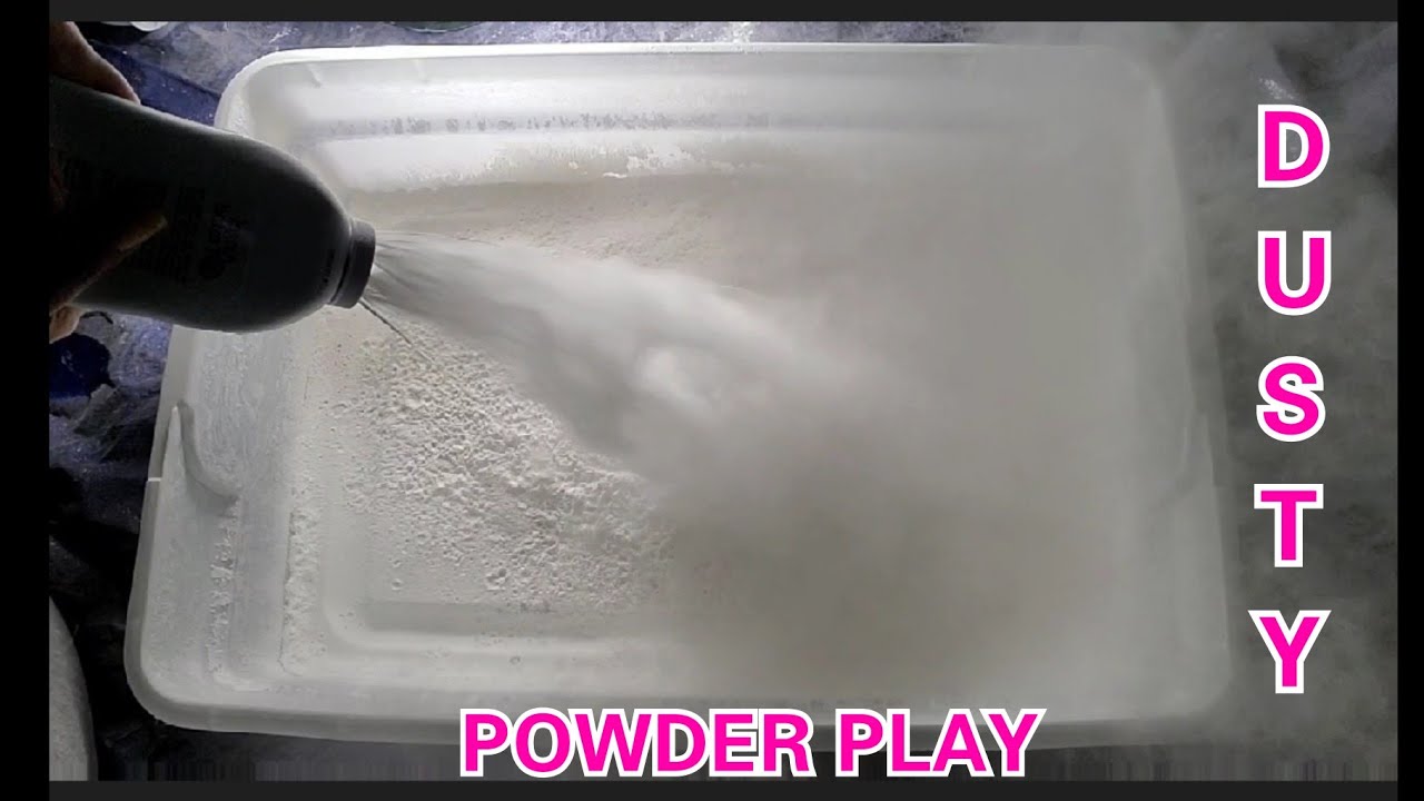 EXTRA DUSTY POWDER PLAY FOR MY DUST BUDDIES 😜 - YouTube