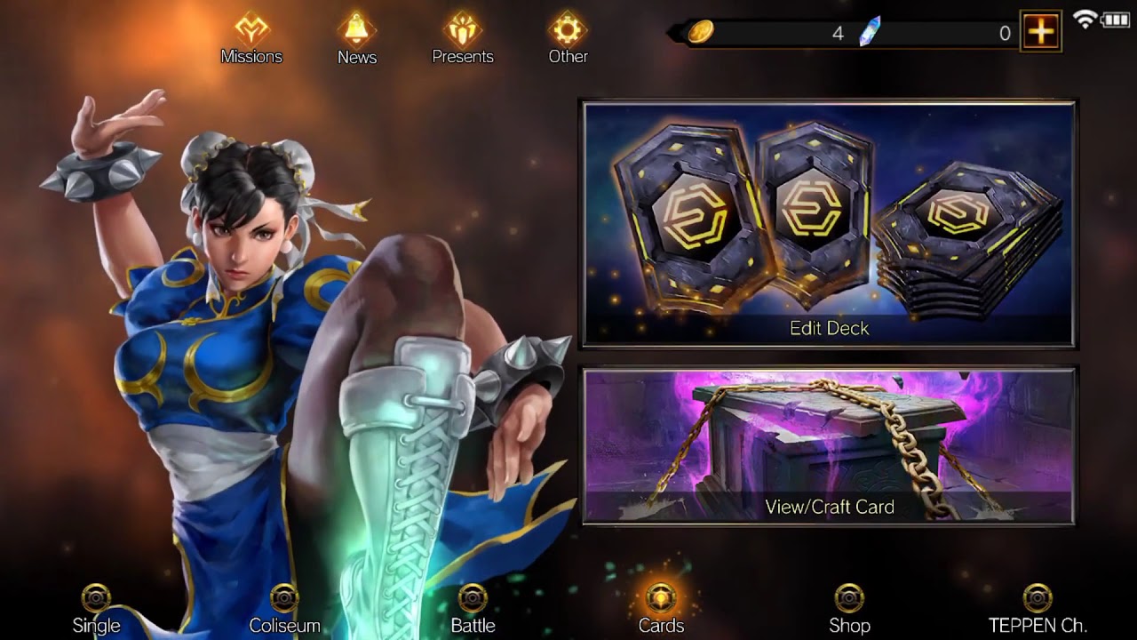TEPPEN chun-li deck - YouTube