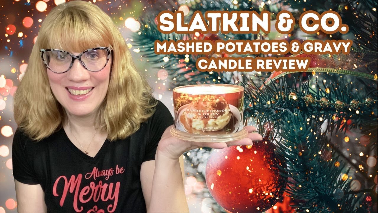 Slatkin & Co. Mashed Potatoes & Gravy Candle Review - YouTube