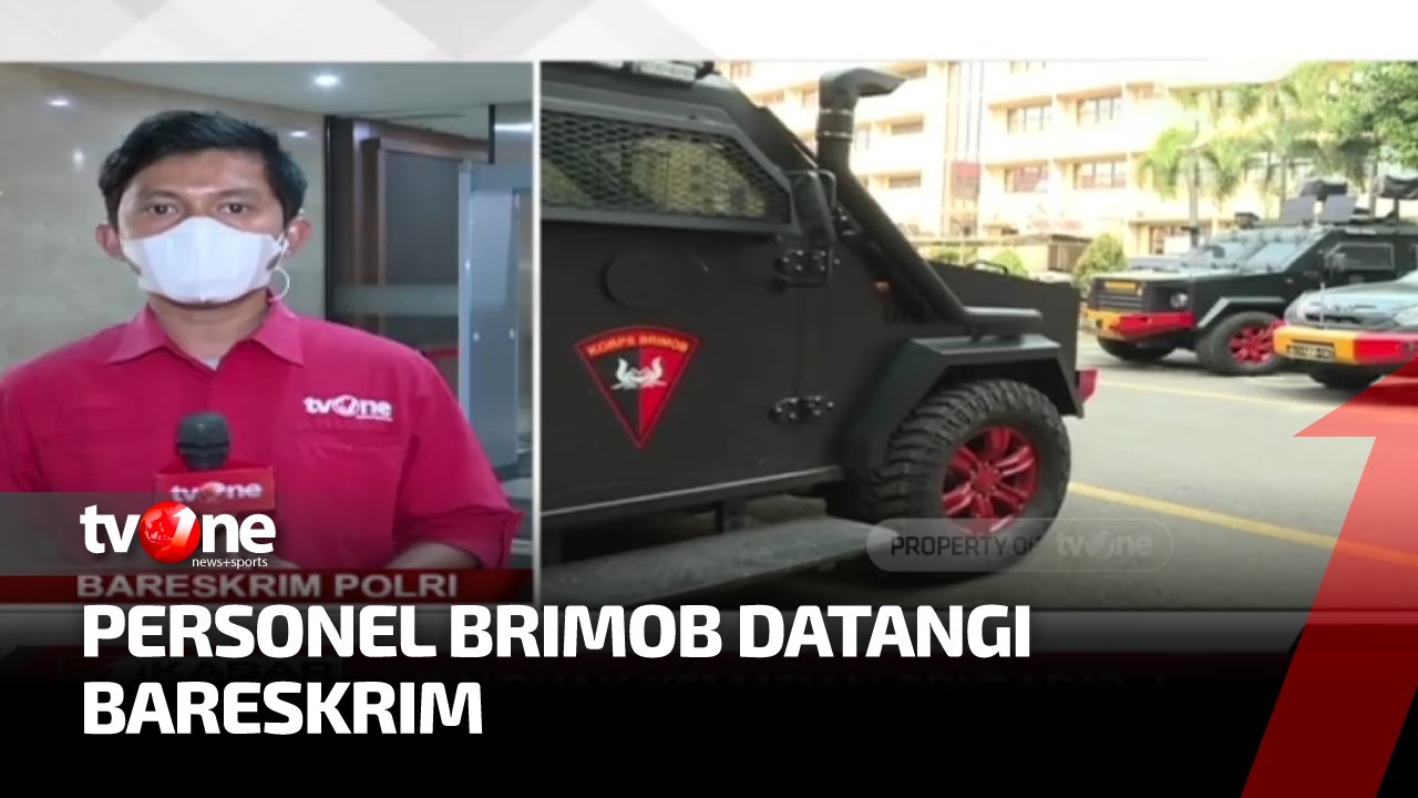 Perkembangan Terbaru Kasus Brigadir J, 5 Mobil Taktis Brimob Parkir di ...