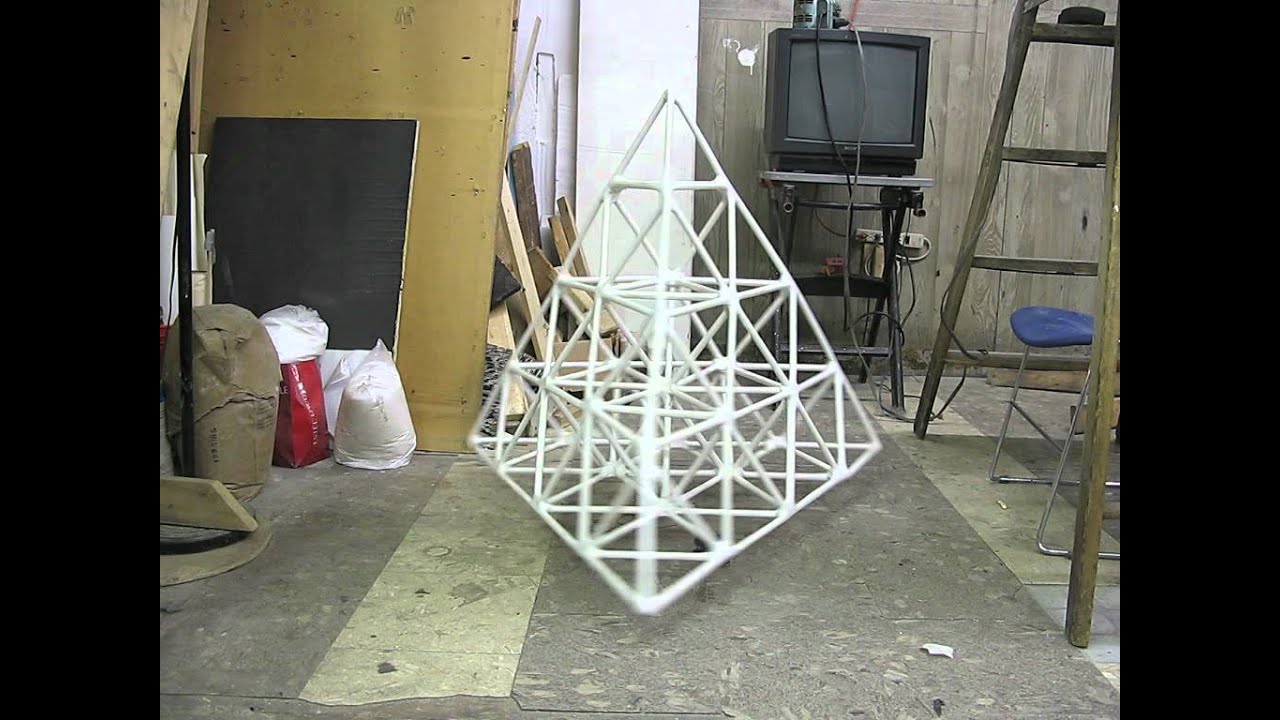 triangle sculpture rotate - YouTube