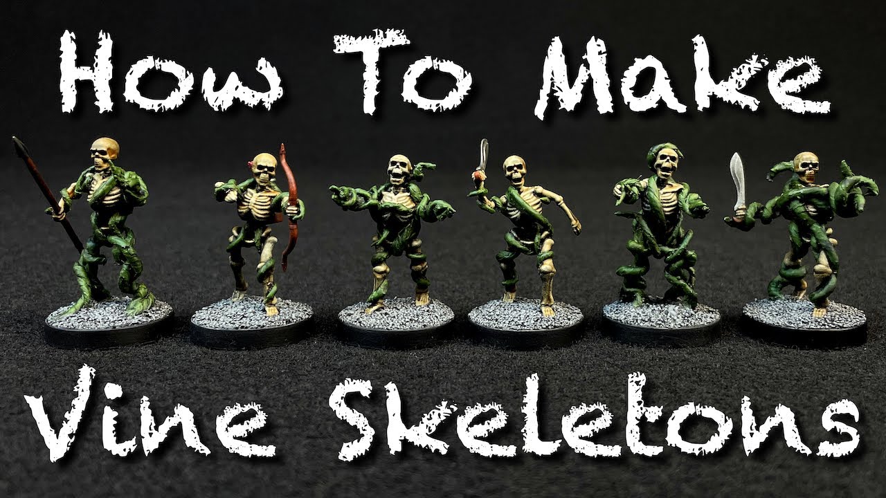 How To Make Vine Skeletons - YouTube