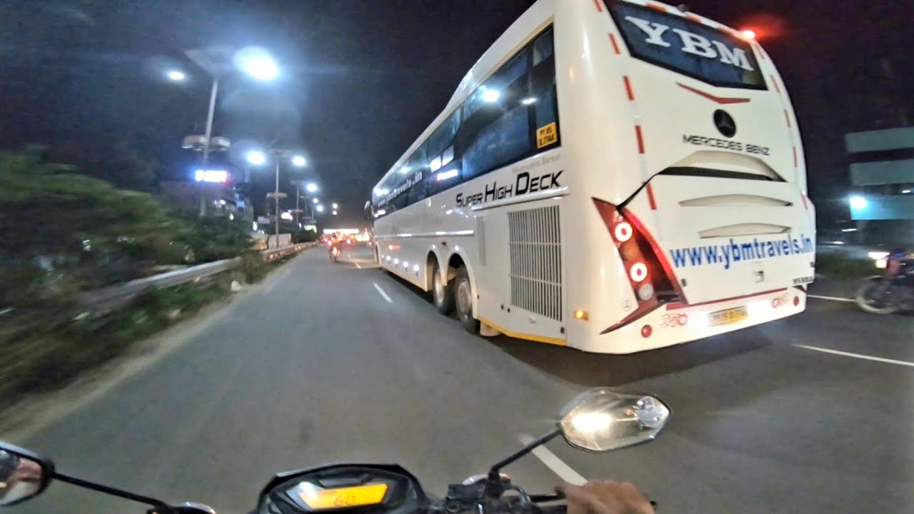 YBM MERCEDES BENZ MULTI AXLE BUS CHASE!!! - YouTube